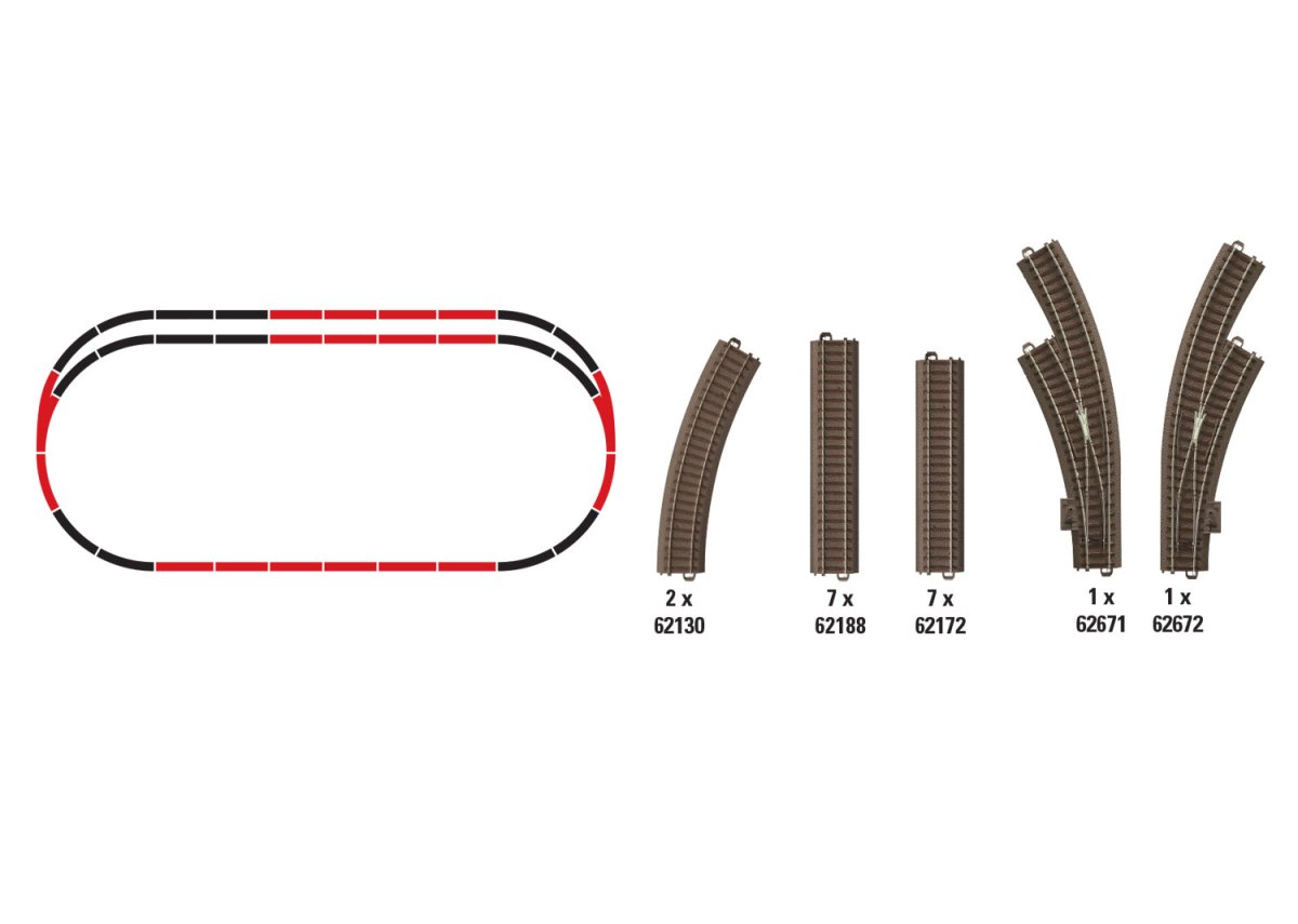 Trix 62903 - Skinnesæt - WWW.NETTOG.DK